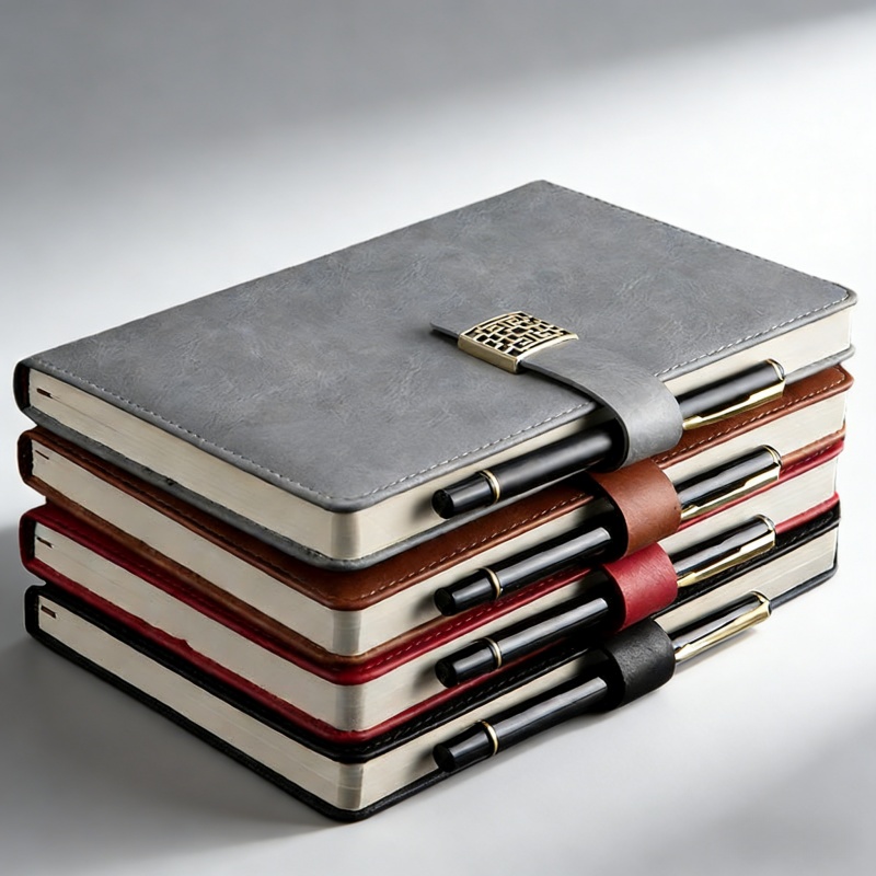 Custom Logo A5 Notebook: Soft PU Leather & Embossed | Colorfly